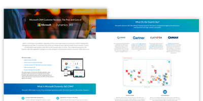 Microsoft Dynamics 365 CRM Review: The Pros and Cons